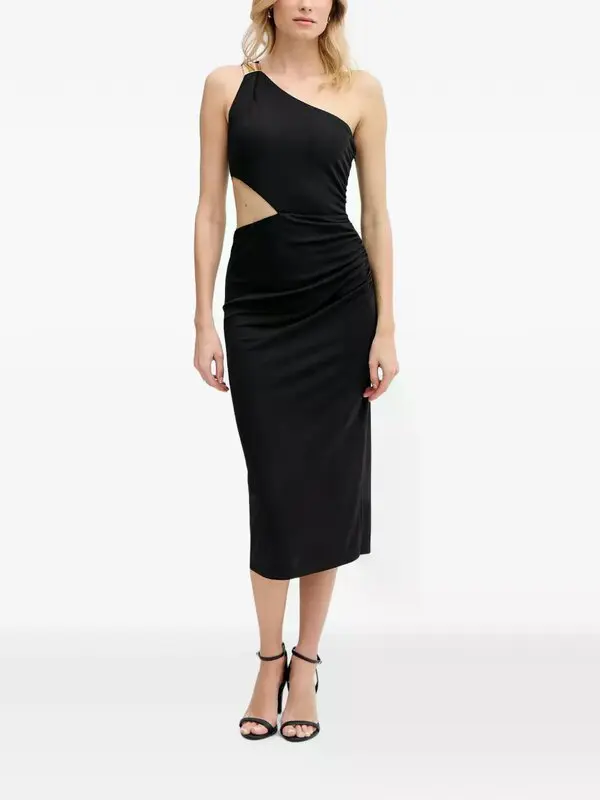 GAUDI One-shoulder Cut-out Midi Dress