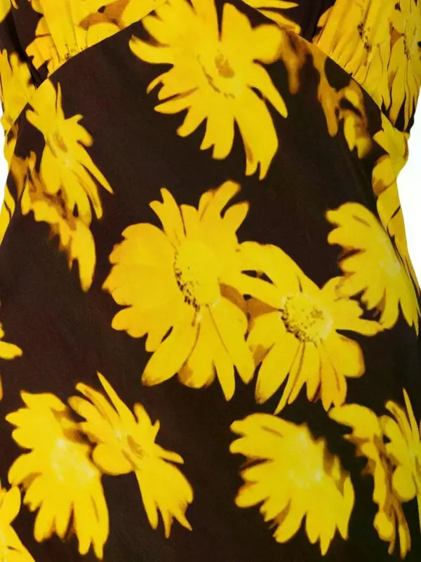 Staud Lucca Floral-print Mini Dress