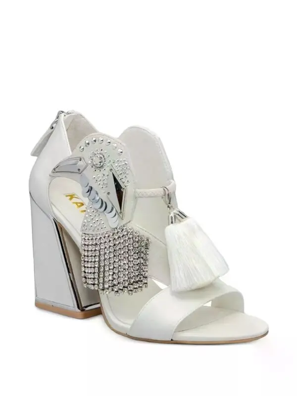 KAT MACONIE Tassel-detail Sandals - White