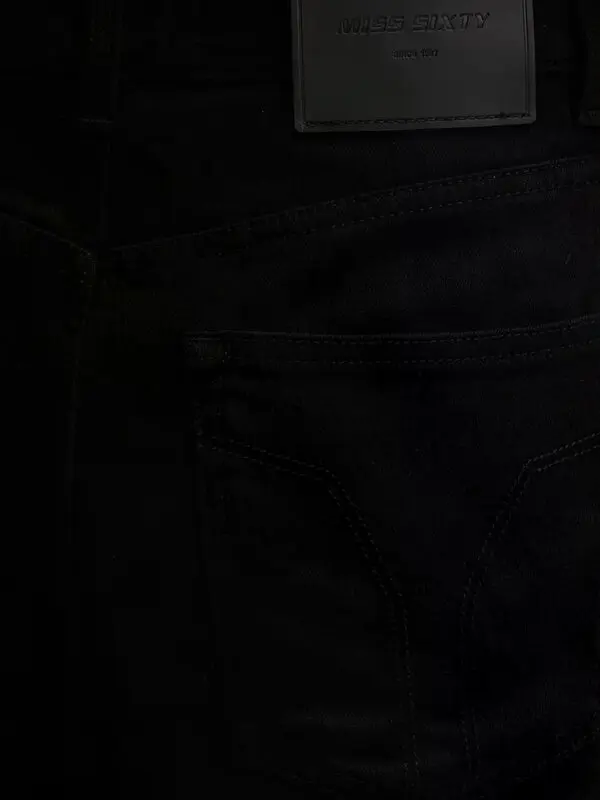 Miss Sixty Logo Patch Mid-rise Straight-leg Jeans