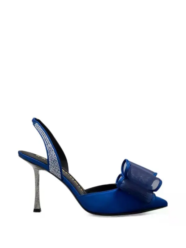 KAT MACONIE Paola Bow-detail Sandals - Blue