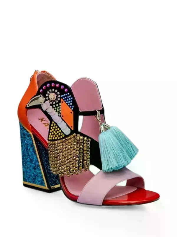 KAT MACONIE Embellished Tassel Sandals