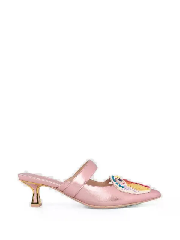 KAT MACONIE Azari Embellished Sandals - Pink