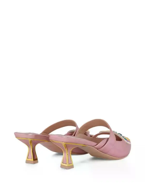 KAT MACONIE Azari Embellished Sandals - Pink