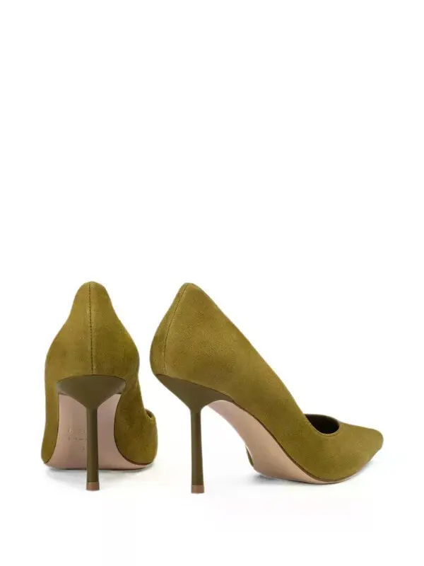 LE SILLA Bella Pointed-toe Suede Pumps