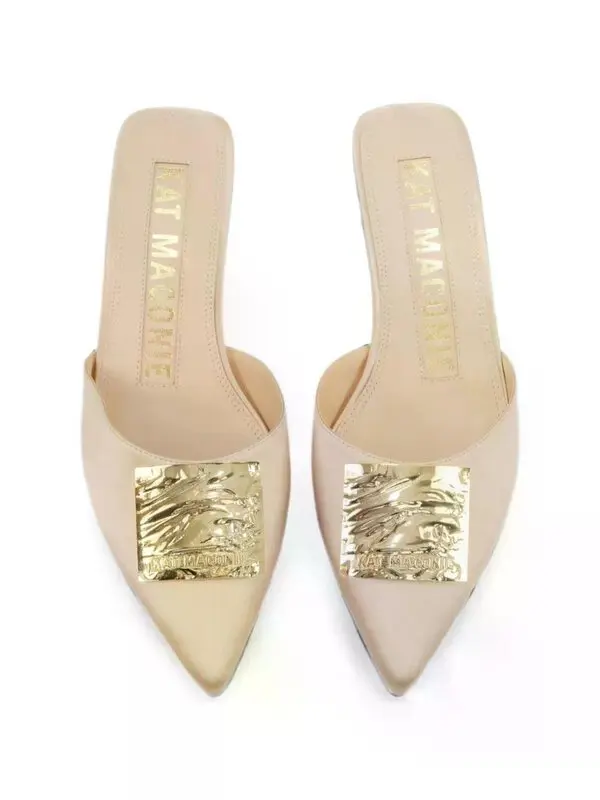 KAT MACONIE Logo-plaque Mules