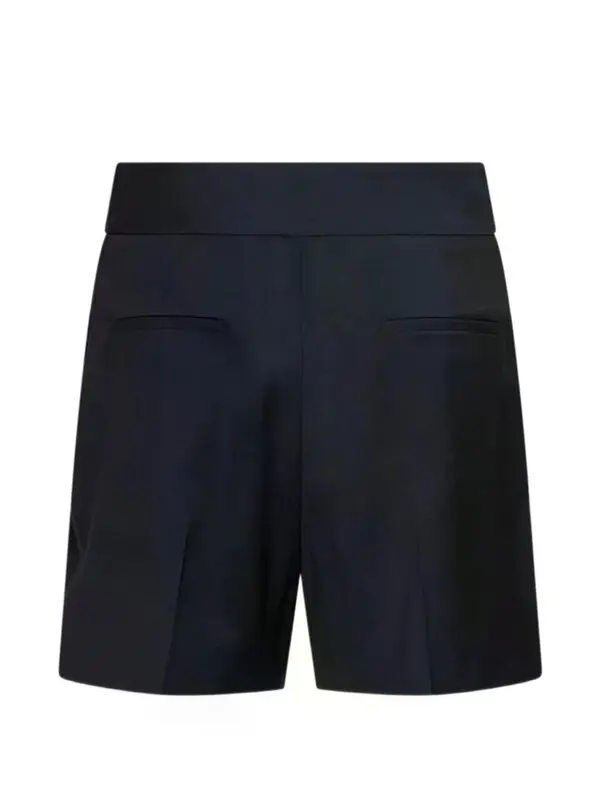 Max Mara Pleated Virgin-wool Shorts