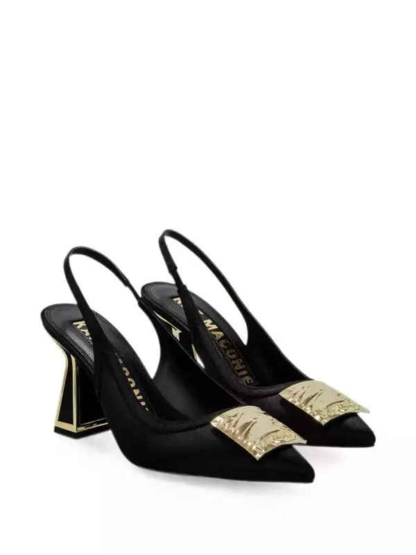 KAT MACONIE Logo-plaque Pointed-toe Slingback Pumps