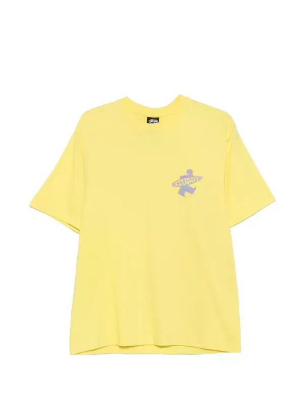 StÜssy Dot Surf Graphic-print T-shirt - Yellow