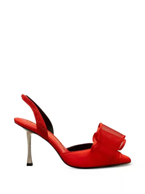 KAT MACONIE Paola Bow Detail Pumps - Red