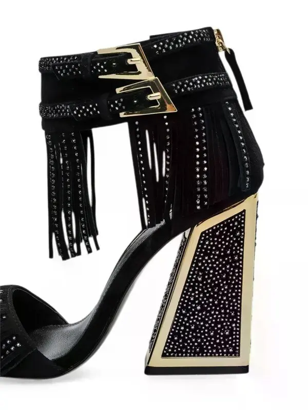 KAT MACONIE Shalini Crystal-embellishment Sandals - Black