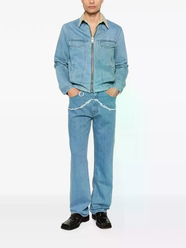 Études Studio Frayed Bootcut Jeans