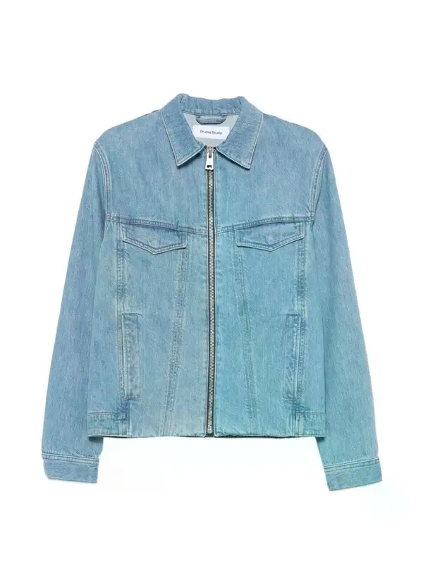 Études Studio Zip-up Slim-fit Denim Jacket - Blue