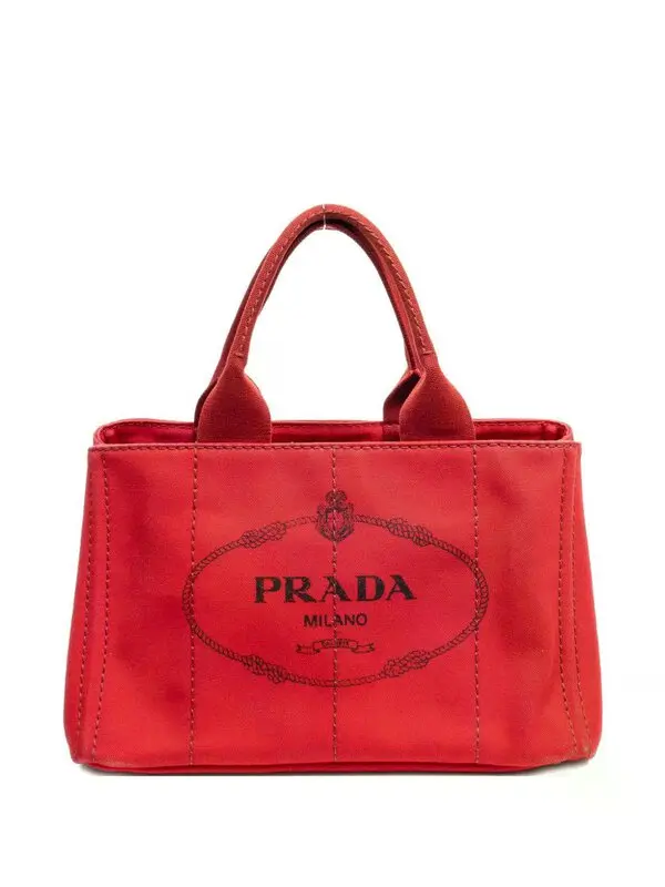 Prada Logo-print Tote Bag