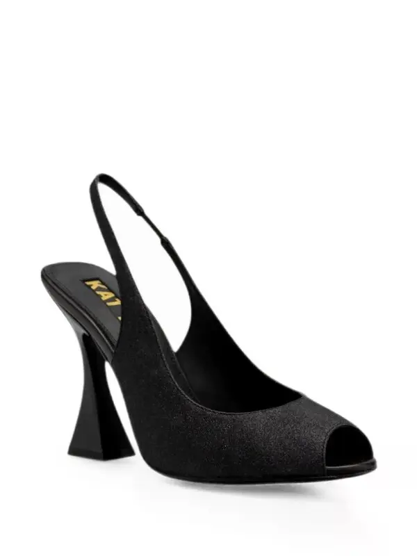 KAT MACONIE Glitter-effect Slingback Pumps