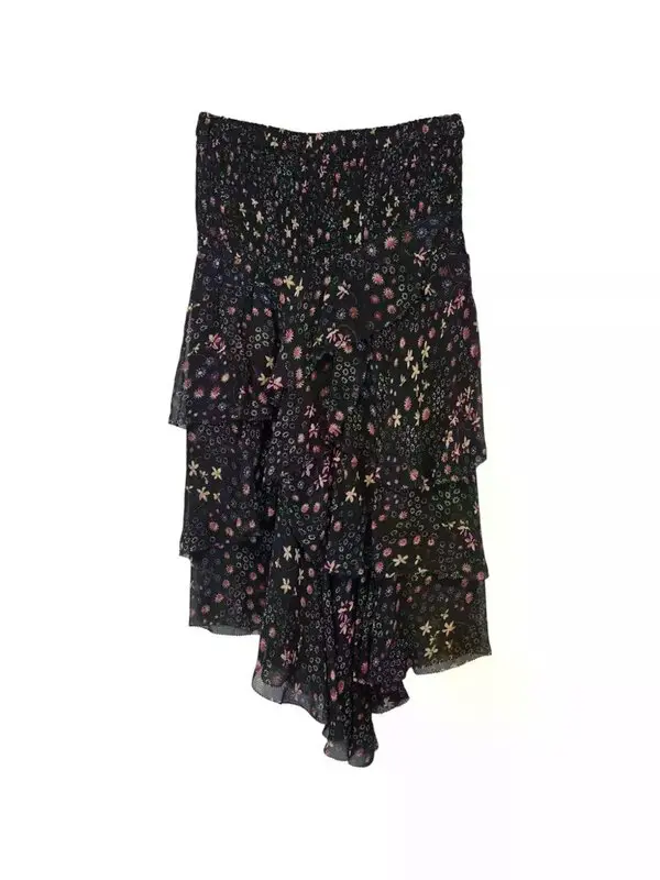 MARANT ETOILE Floral-print Ruffled Skirt