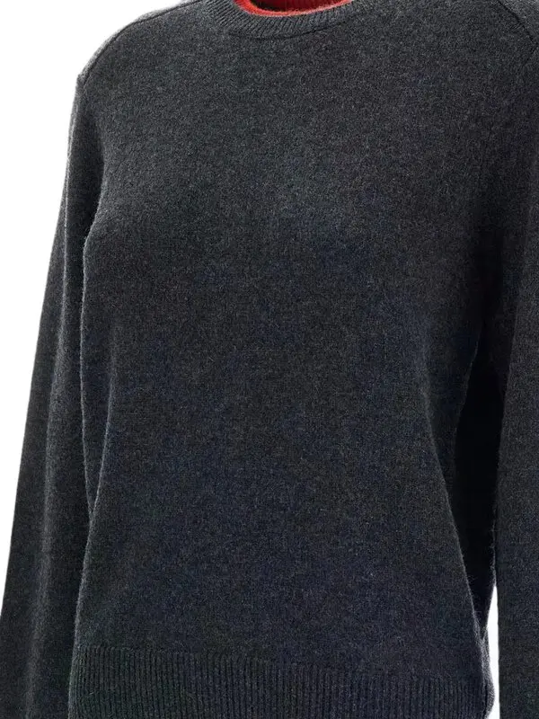 Loulou De Saison Otis Ribbed-trim Cashmere Sweater
