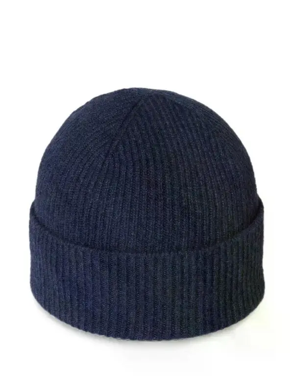 Gucci Double G Ribbed-knit Beanie Hat