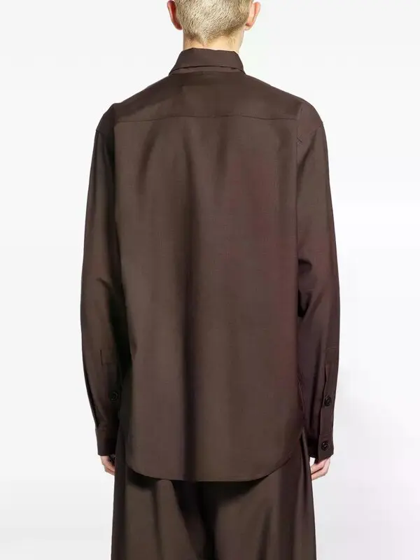 ROSE BURRITO Virgin Wool Overshirt