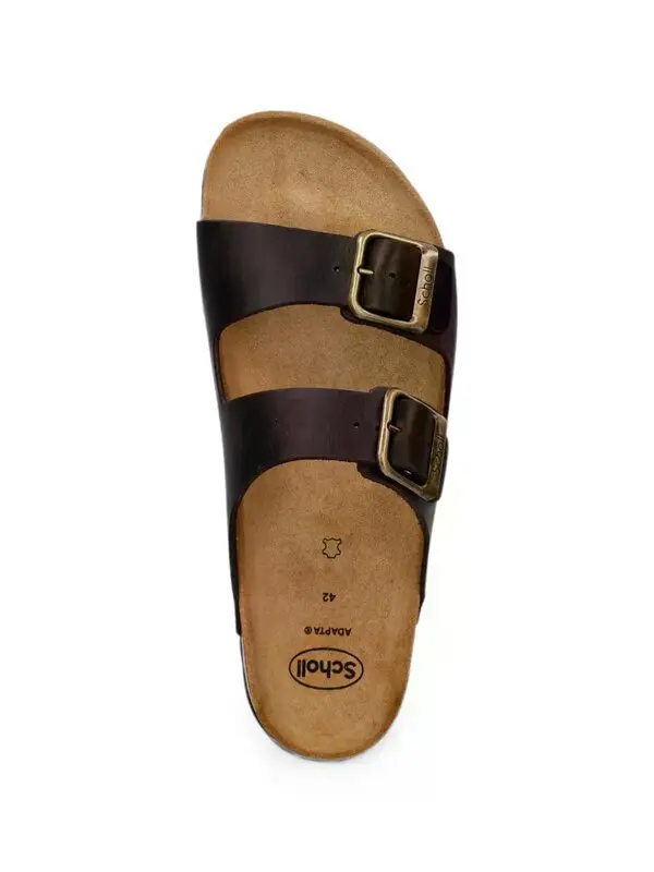 DR. SCHOLL'S SHOES Arizona Buckle-fastening Leather Sandals