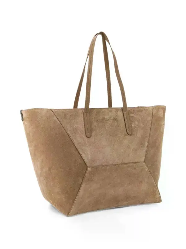 Brunello Cucinelli Suede Tote Bag
