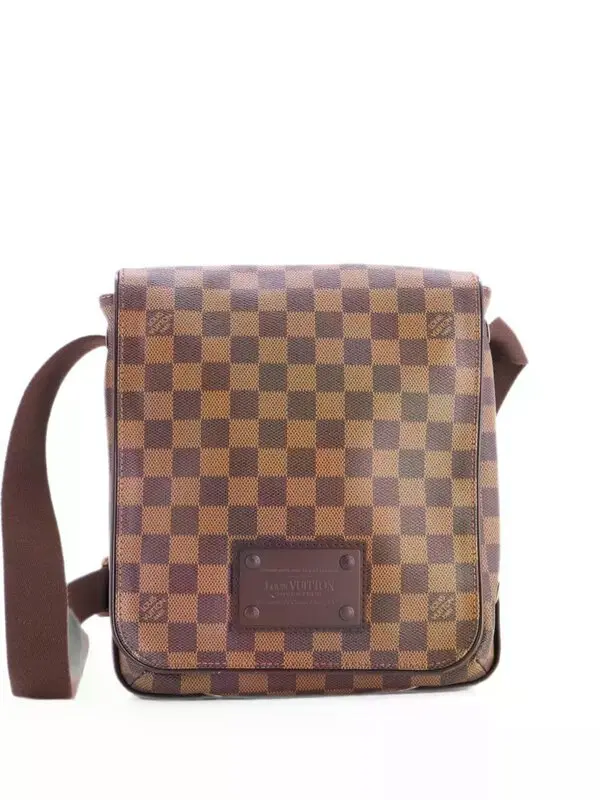 LOUIS VUITTON Brooklyn Handbag Damier Pm Crossbody Bag - Brown