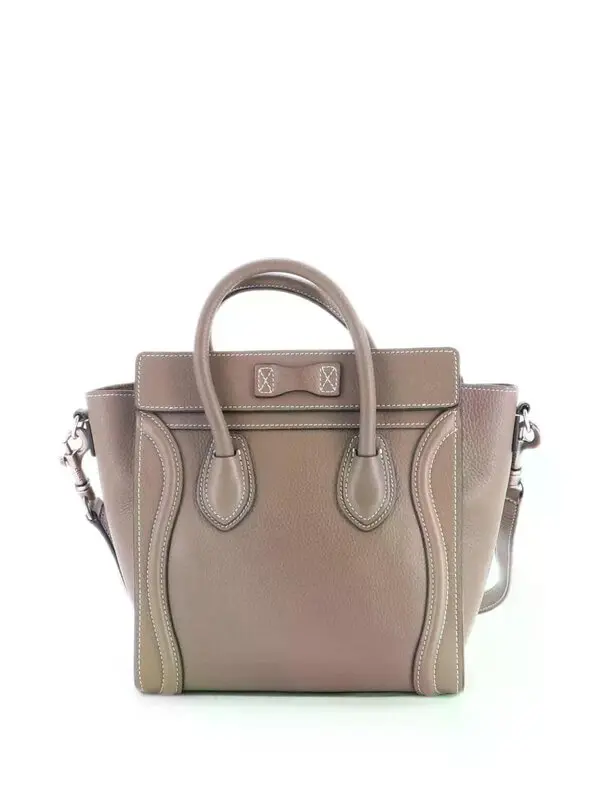 Celine Luggage Nano Crossbody Bag - Grey