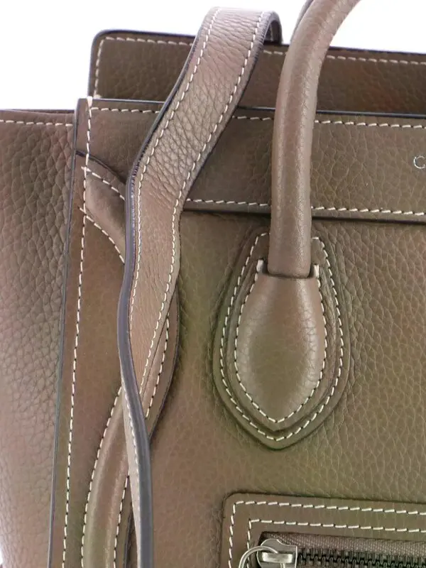 Celine Luggage Nano Crossbody Bag - Grey