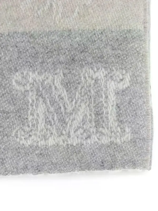 Max Mara Checkered Monogram Scarf
