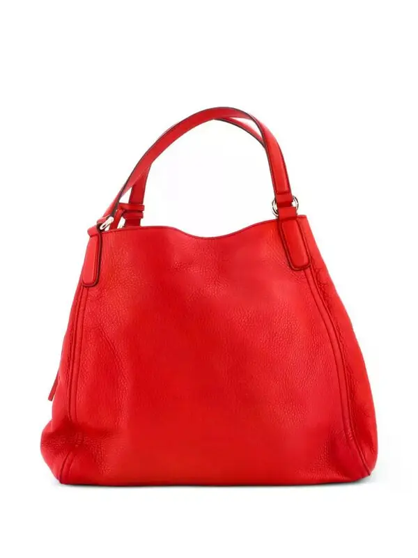 Gucci Soho Leather Shoulder Bag - Red