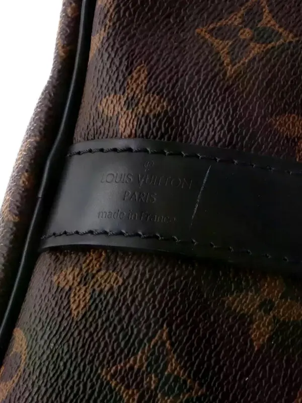 LOUIS VUITTON Keepall Bandouliere 55 Travel Bag - Black
