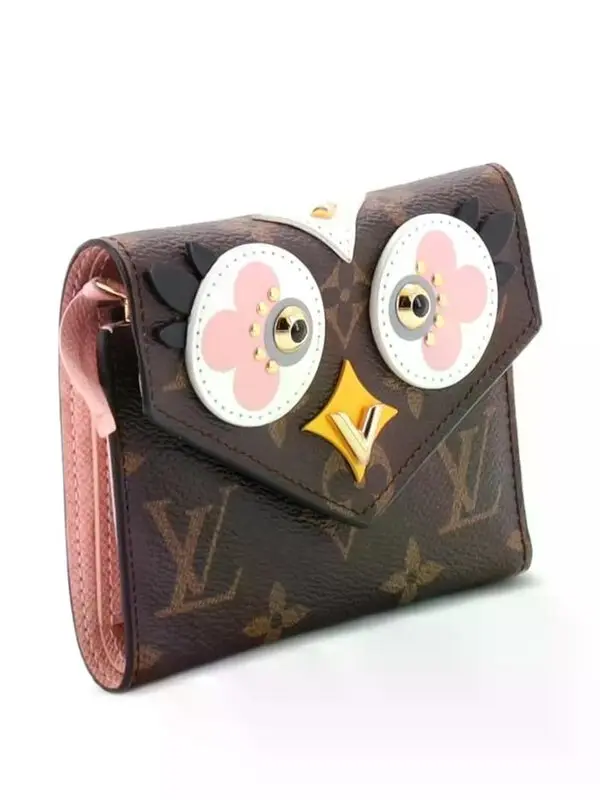 LOUIS VUITTON Victorine Wallet Limited Edition Lovely Birds Monogram Canvas Small Wallets - Brown