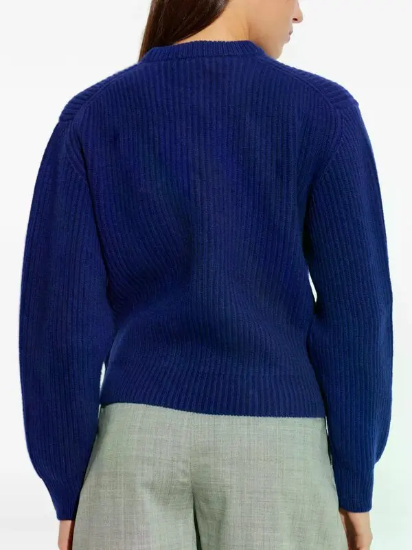 JIL SANDER Ribbed-knit Wool Sweater