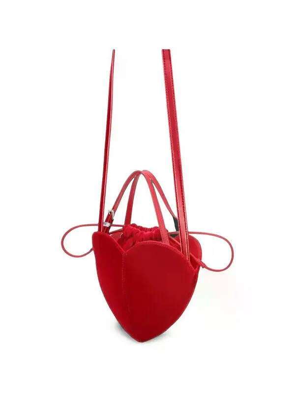 ROTATE BY BIRGER CHRISTENSEN The Heart Bag Velvet - Red