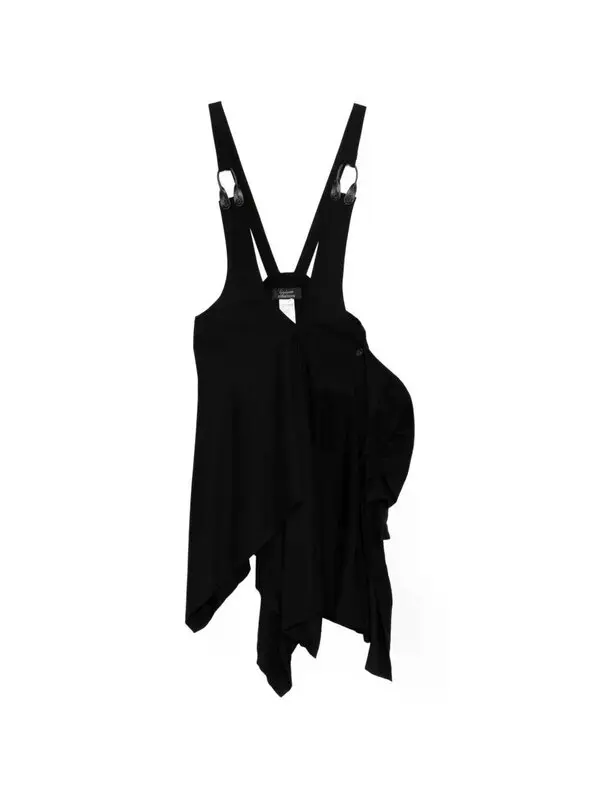 Yohji Yamamoto Asymmetric Pleated Skirt