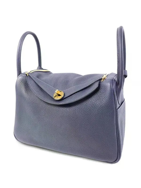 Hermès 30 Lindy Leather Tote Bag