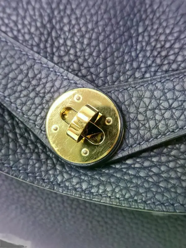 Hermès 30 Lindy Leather Tote Bag