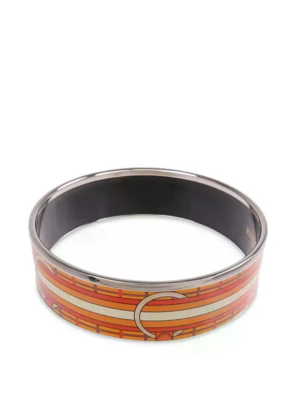 Hermès Enamel Bangle - Orange