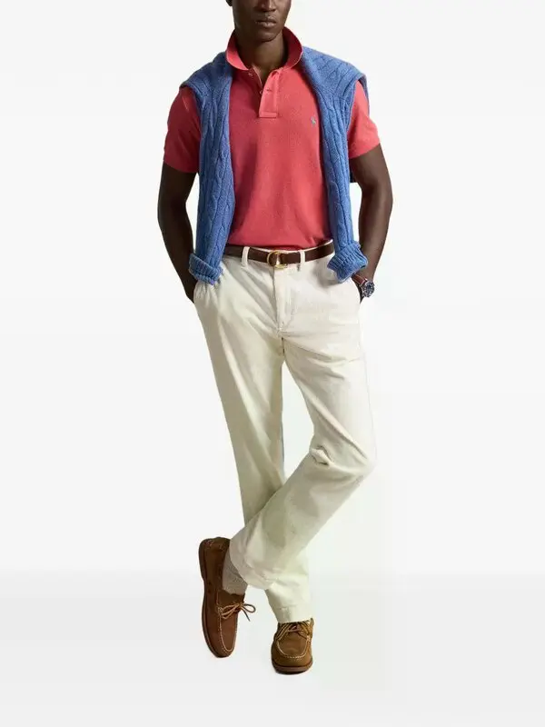Polo Ralph Lauren Embroidered-pony Polo Shirt - Red