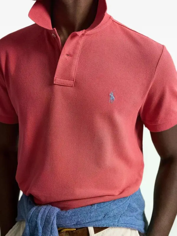 Polo Ralph Lauren Embroidered-pony Polo Shirt - Red