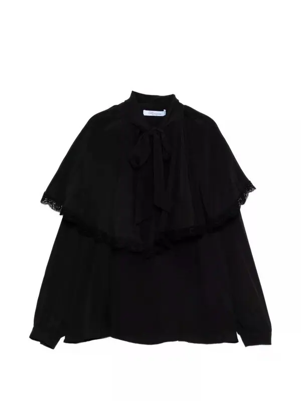 Blumarine Lace-trim Ruffled Blouse