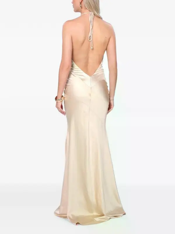 ROSERRY Ibiza Cowl-neck Halterneck Maxi Dress