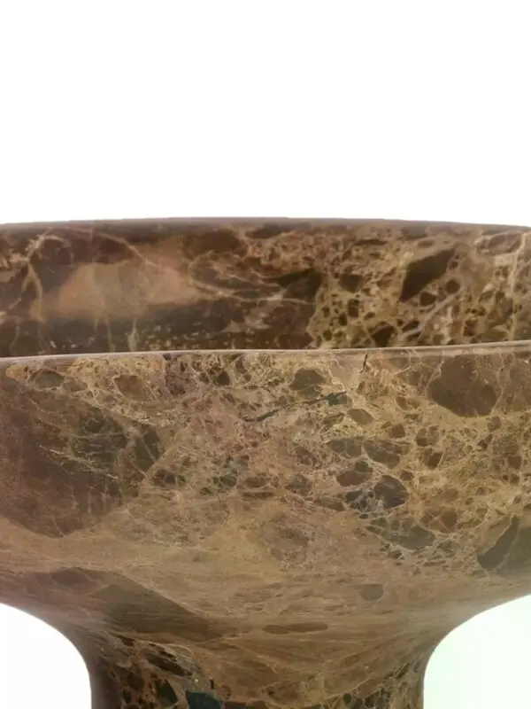EDITIONS MILANO Eras Marble Bowl - Brown
