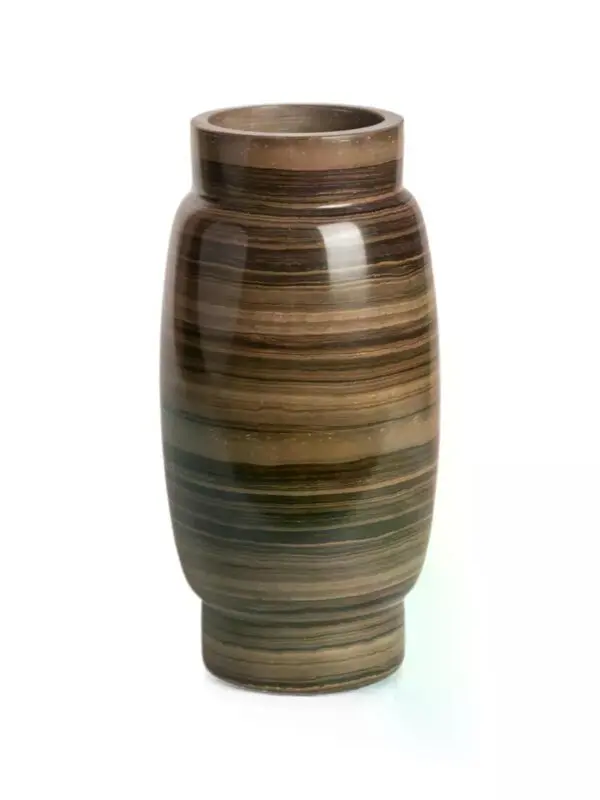 EDITIONS MILANO Stone Polished Marble Vase - Brown
