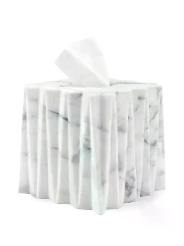 EDITIONS MILANO Fold Marble Tissue Box