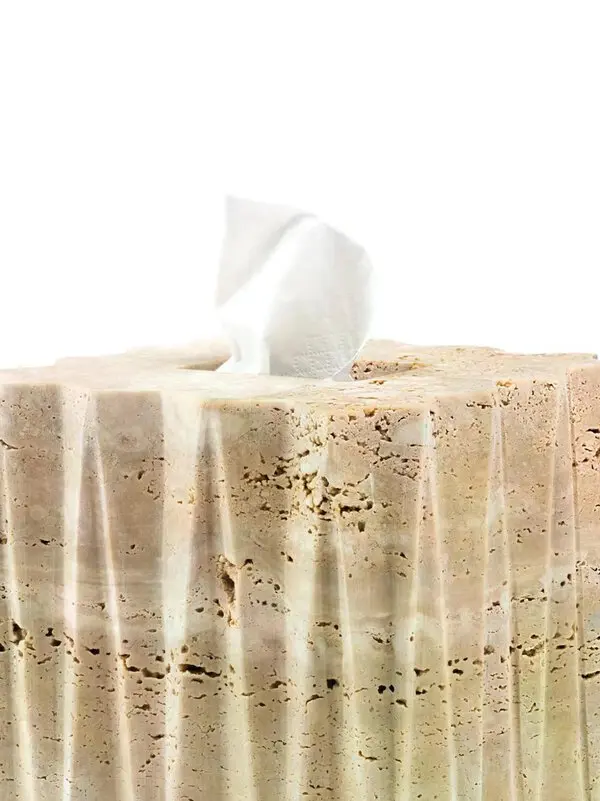 EDITIONS MILANO Fold Stone Tissue Box