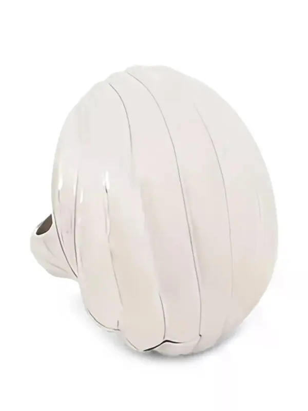 Chloé Shell-pendant Locket Ring - Silver