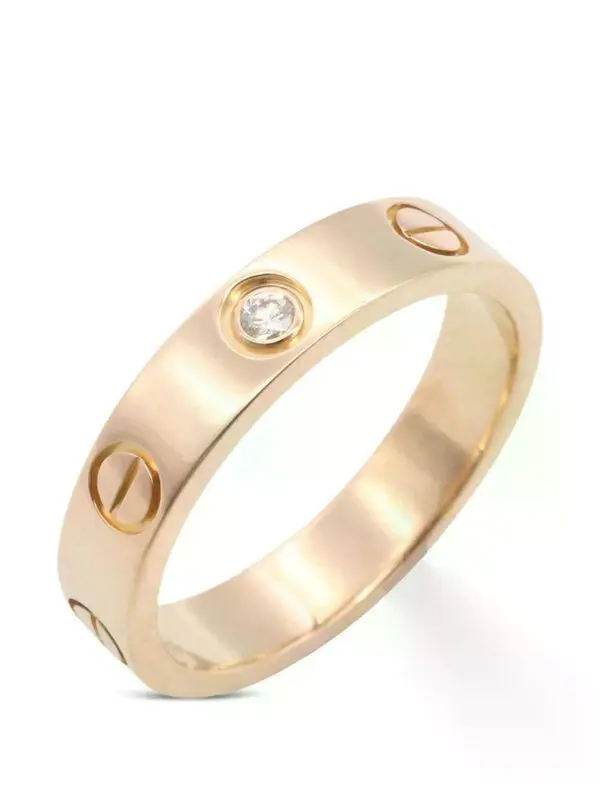 Cartier Mini Love Diamond Ring - Pink