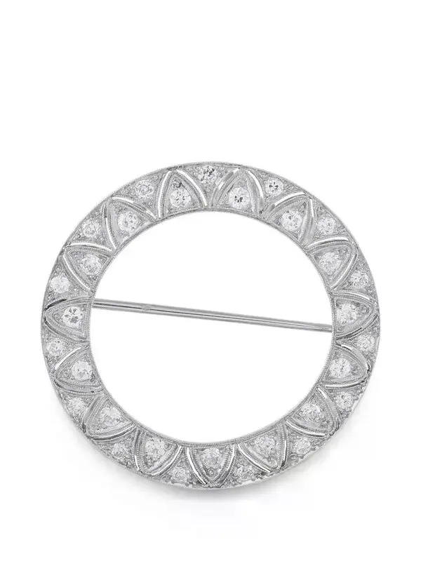 LB EXCLUSIVE Diamond Open-circle Brooch