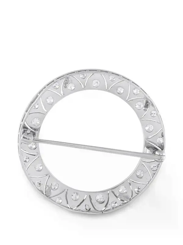 LB EXCLUSIVE Diamond Open-circle Brooch